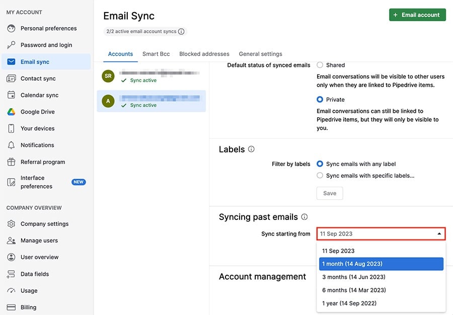 Why are non-Pipedrive contact emails syncing to my Pipedrive inbox? - Knowledge Base | Pipedrive